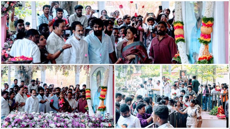 ಅಪ್ಪು ಹುಟ್ಟುಹಬ್ಬ : ಅಭಿಮಾನಿಗಳ ಸಂಭ್ರಮ, ಸ್ಮಾರಕಕ್ಕೆ ಕುಟುಂಬದವರಿಂದ ಪೂಜೆ - Eesanje